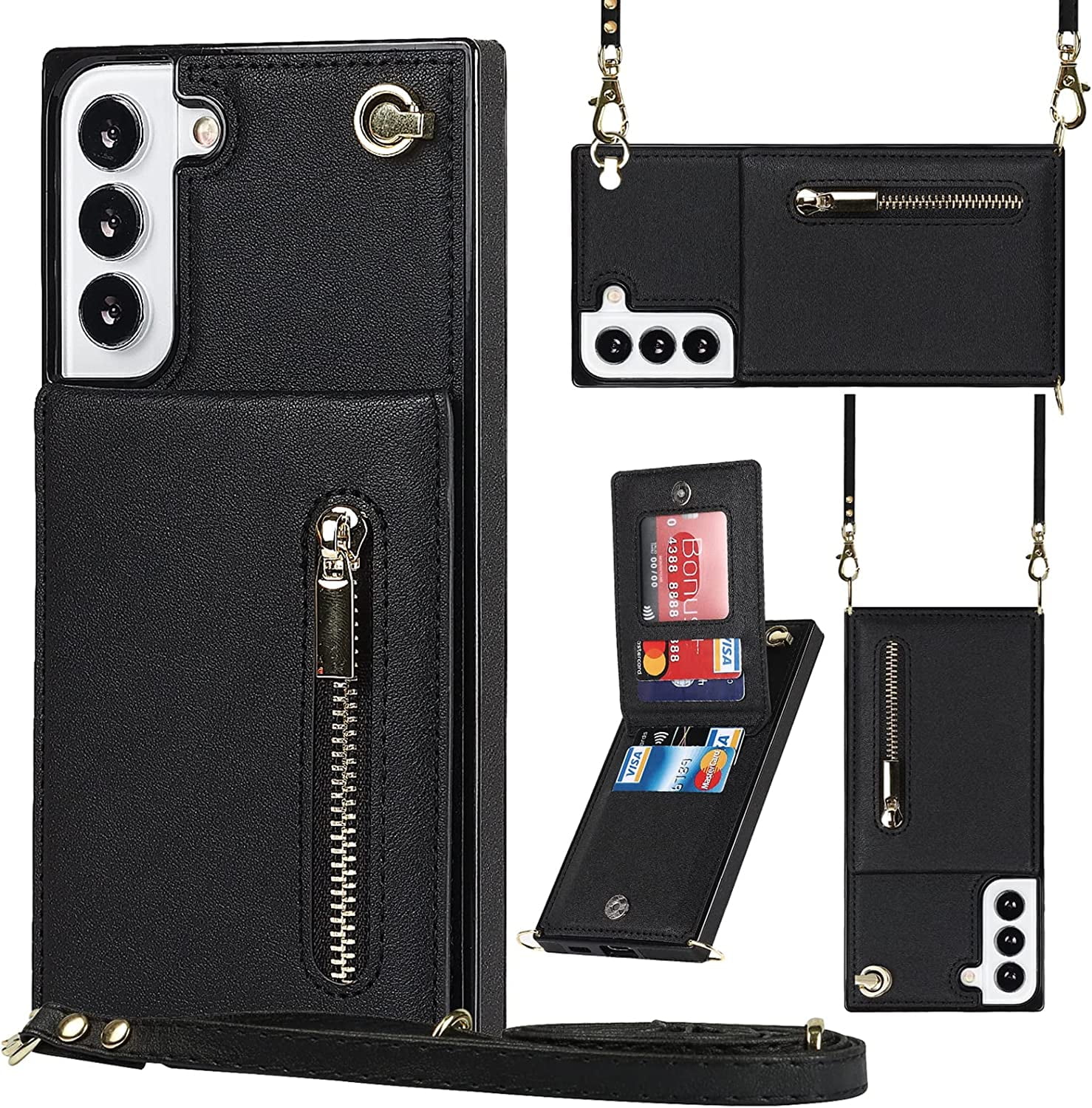 Samsung Galaxy S 21 FE 5g Phone Case with Card Holder for Women Men ...