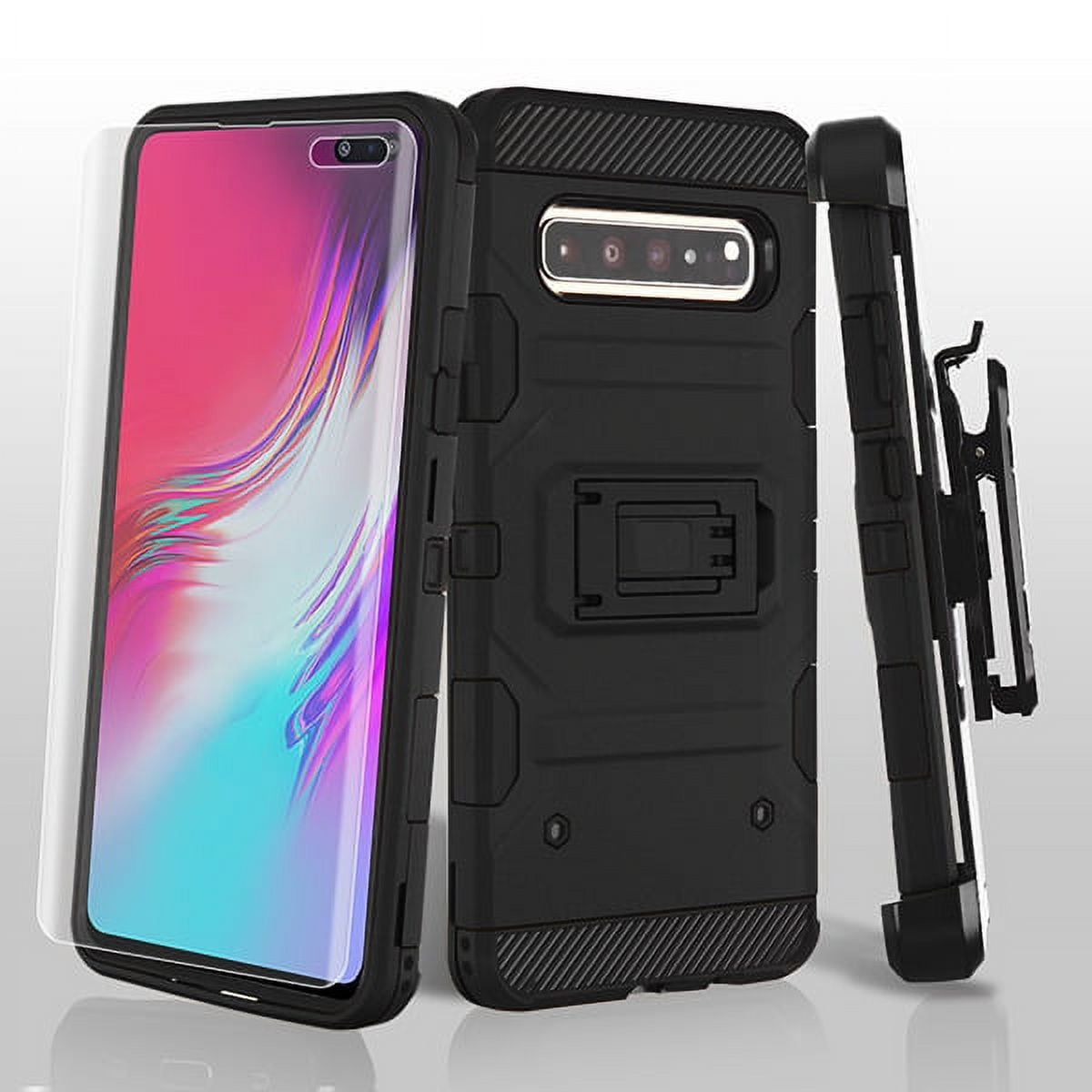 Samsung Galaxy S10 5g 6 7 Phone Case Combo Tuff Hybrid Impact Armor