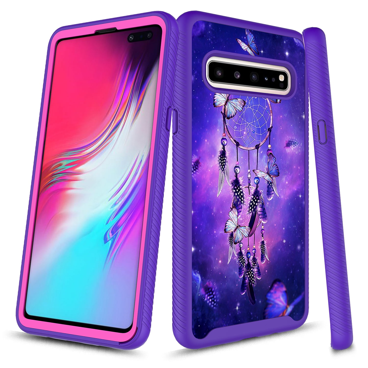 Samsung Galaxy S10 5G Case, KAESAR Graphic Design Shockproof Impact ...
