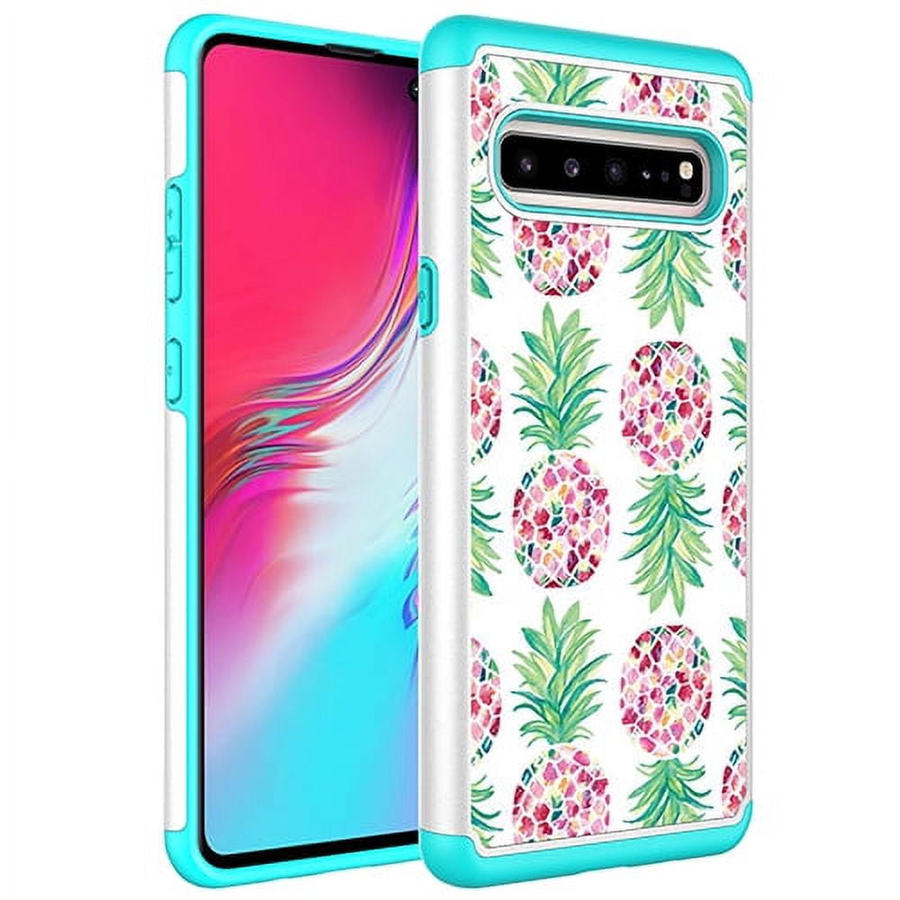 Samsung Galaxy S10 5G Case, KAESAR Hybrid Dual Layer Graphic PU Leather ...