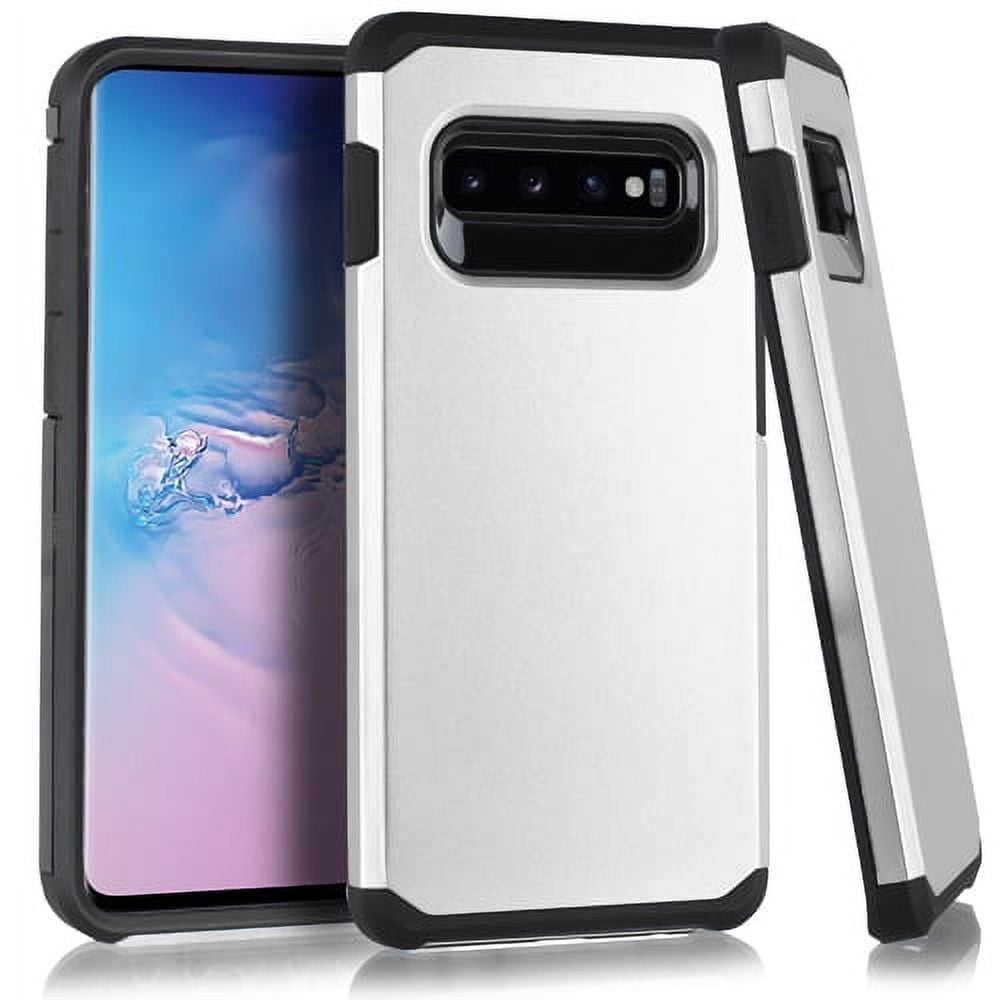 Samsung Galaxy S10 Plus Case, With [Tempered Glass Screen Protector ...