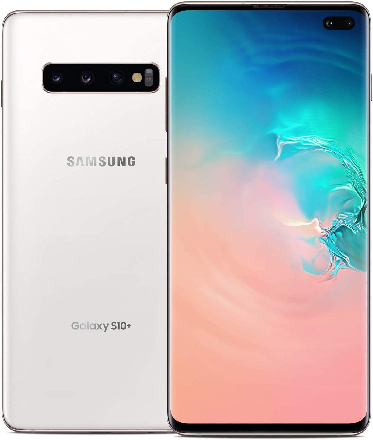Samsung Galaxy S10+ Plus G975U, 4G LTE, US Version, 128GB, 8GB, White ...