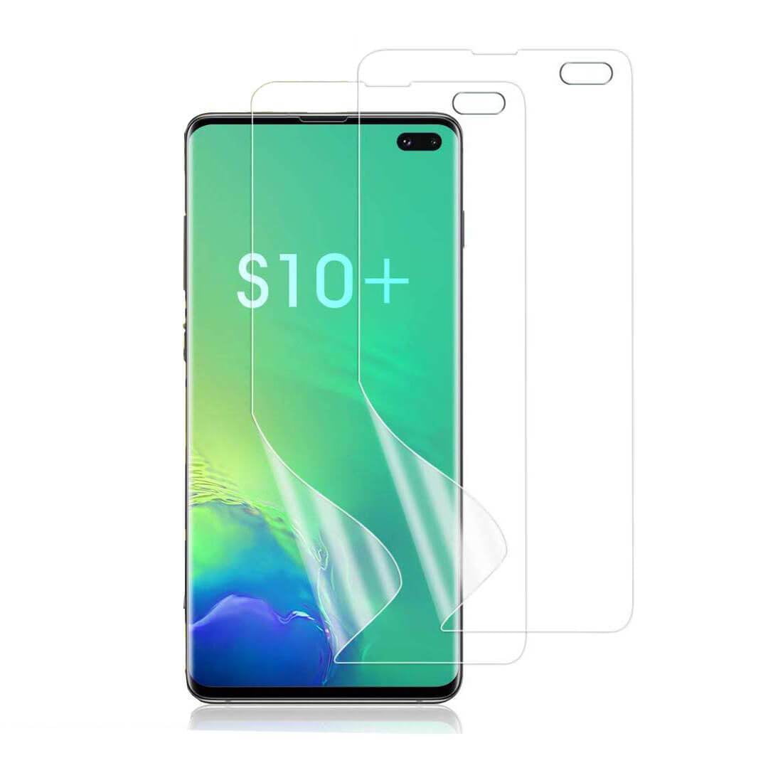 Samsung Galaxy S10+ Screen Protector - 2 Pack, Hydrogel Film - Walmart.com
