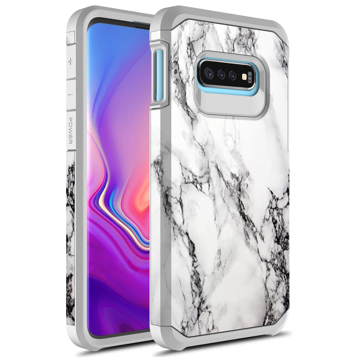 Samsung Galaxy S10e Case, Rosebono Slim Hybrid Shockproof Hard Cover ...