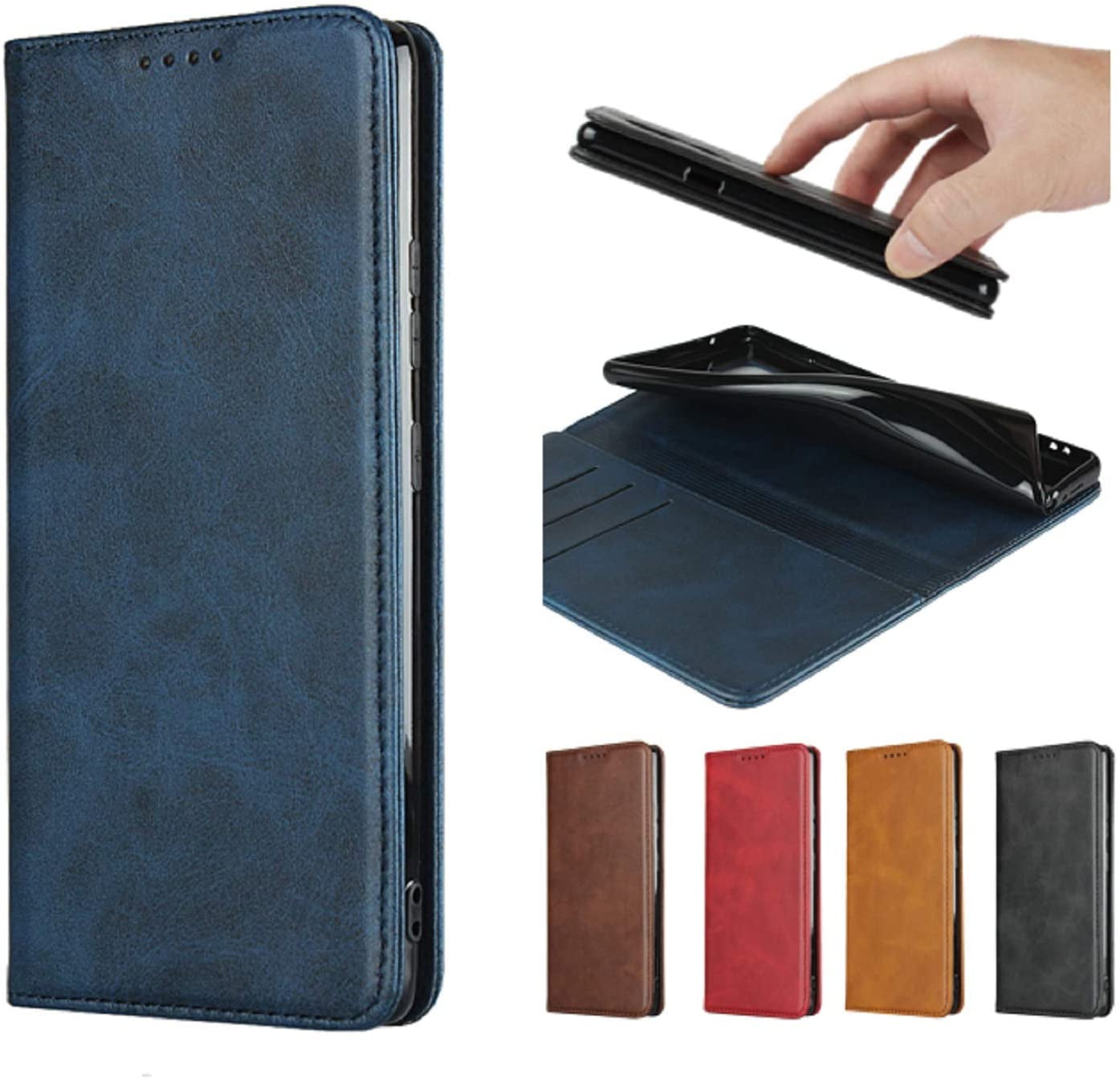 for Samsung Galaxy S10e Wallet Case,Premium PU Leather Flip Folio Case ...