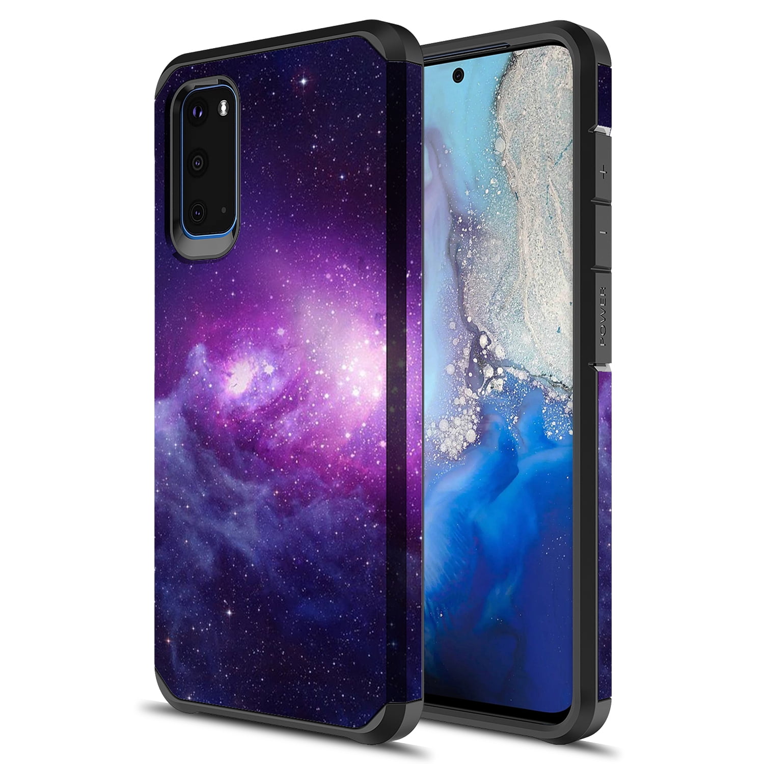 Samsung Galaxy S20 Case, KAESAR Hybird Drop Protection Sleek Slim Dual Layer Shockproof Colorful ...