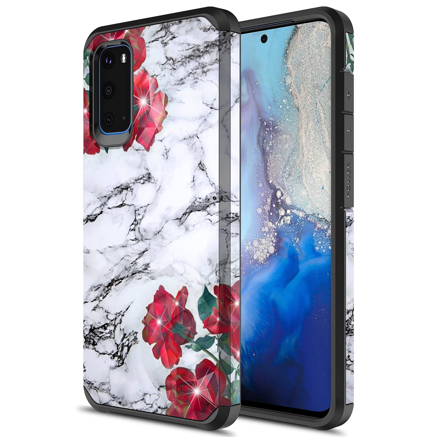 Samsung Galaxy S20 Case, KAESAR Hybird Drop Protection Sleek Slim Dual Layer Shockproof Colorful ...