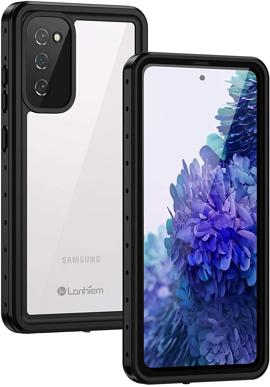 for Samsung Galaxy S20 FE 5G Case, IP68 Waterproof Dustproof Case with Built-in Screen Protector ...