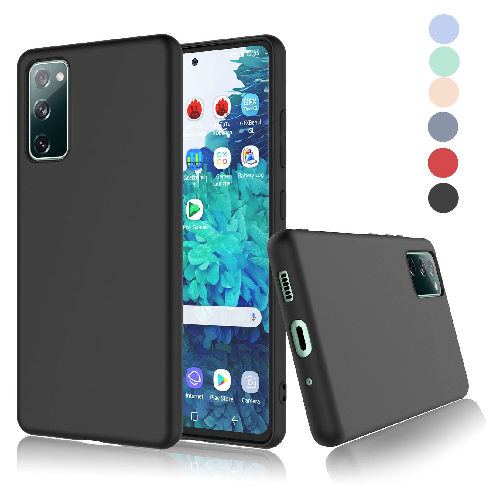 Takfox Liquid Silicone Case, Slim Soft TPU Drop Protection, Compatible with Galaxy S20 FE 5G ...