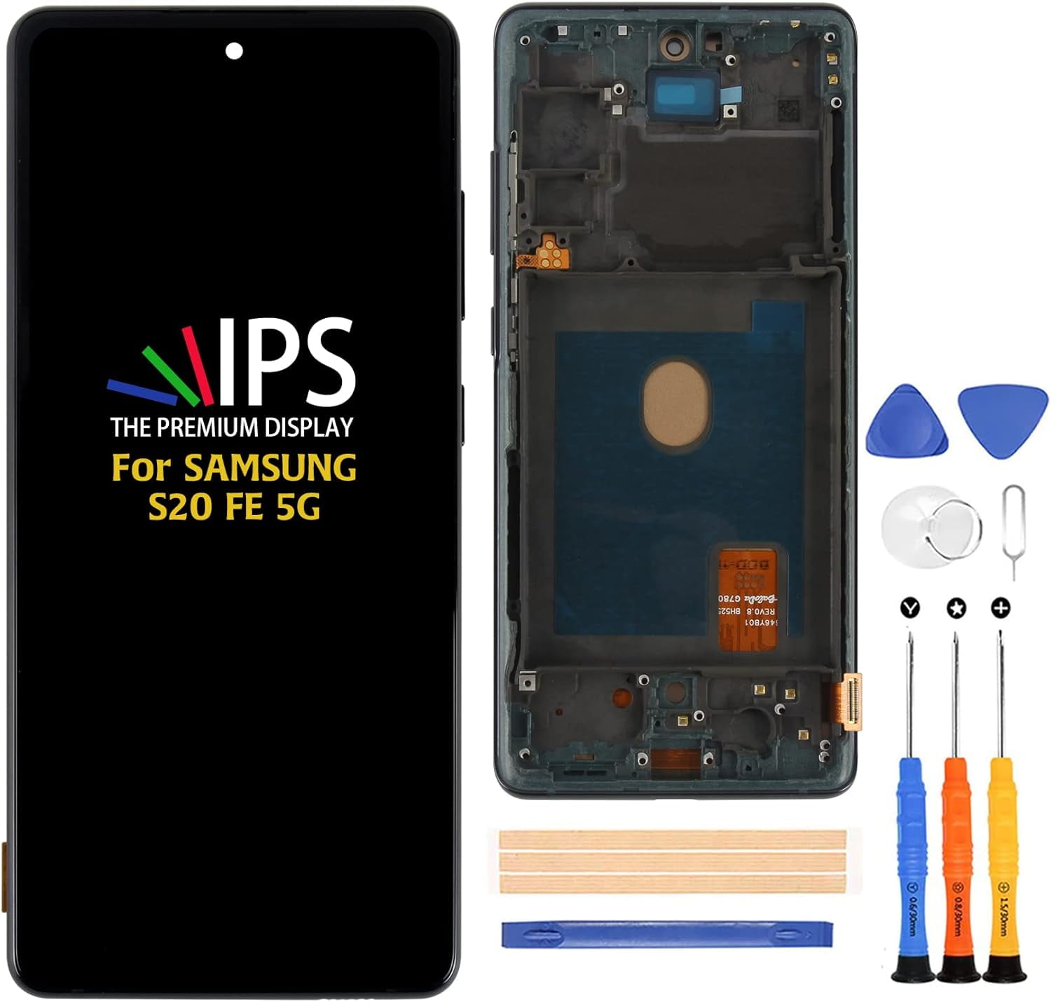 for Samsung Galaxy S20 FE 5G G781 TFT Screen Replacement Digitizer LCD Display Full Assembly ...