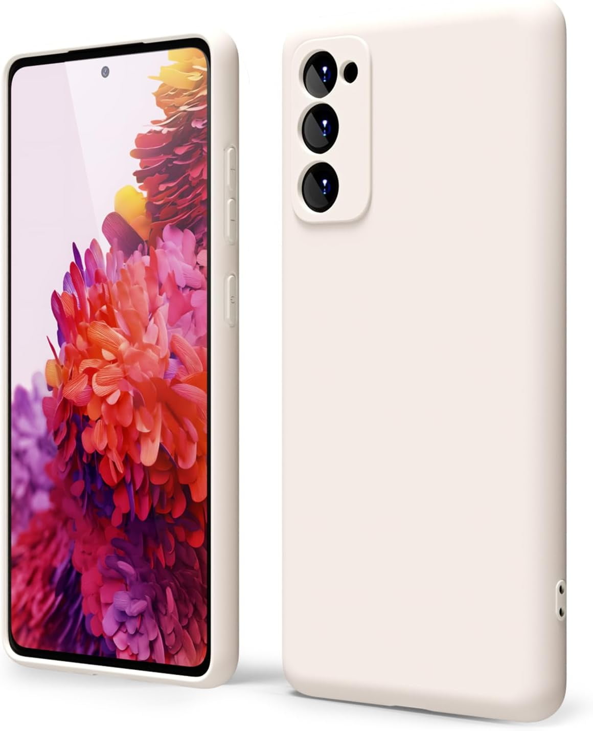 for Samsung Galaxy S20 FE 5G Phone Case Liquid Silicone, Cute Thin Slim Soft Rubber TPU Plain ...