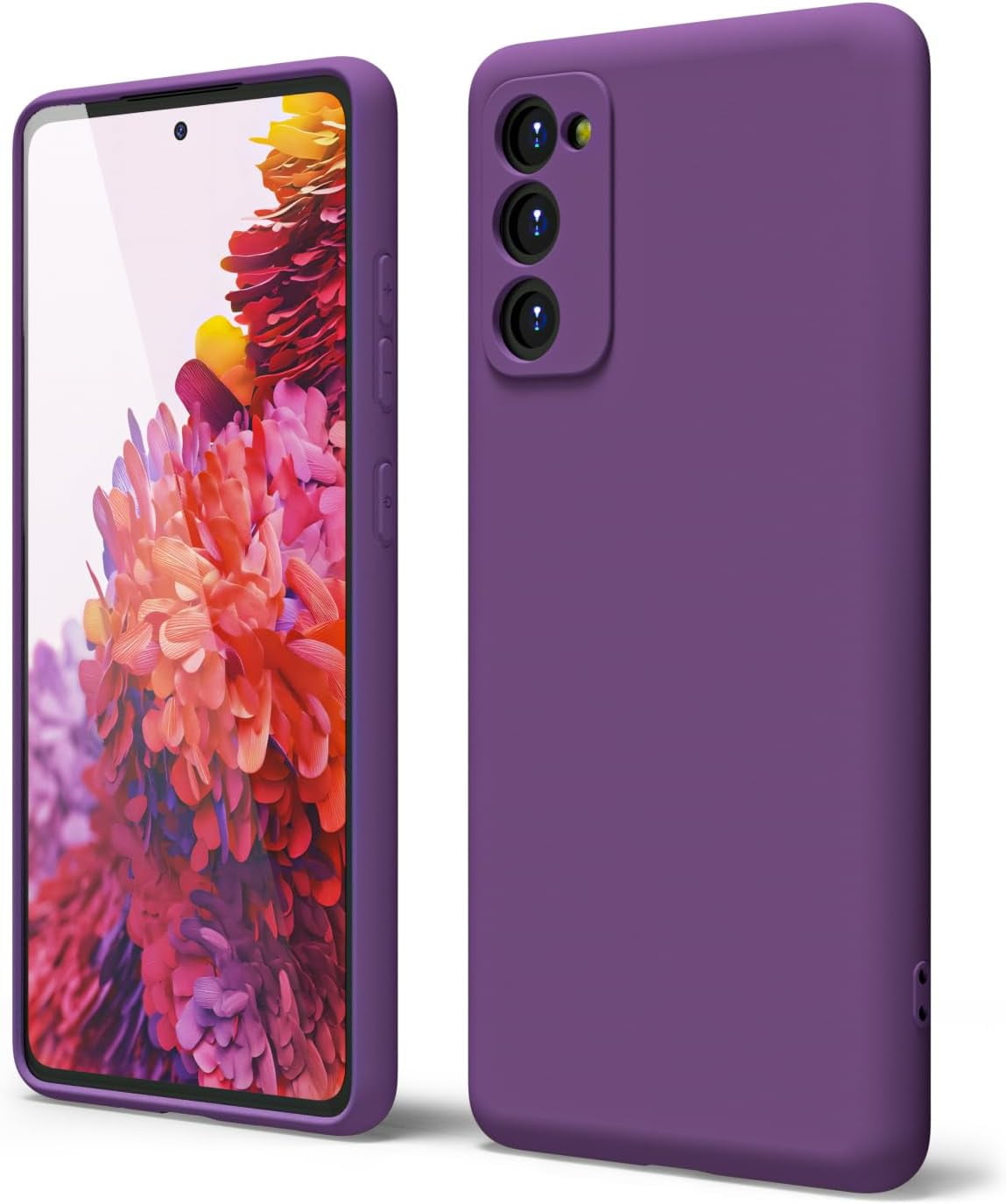 for Samsung Galaxy S20 FE 5G Phone Case Liquid Silicone, Cute Thin Slim Soft Rubber TPU Plain ...