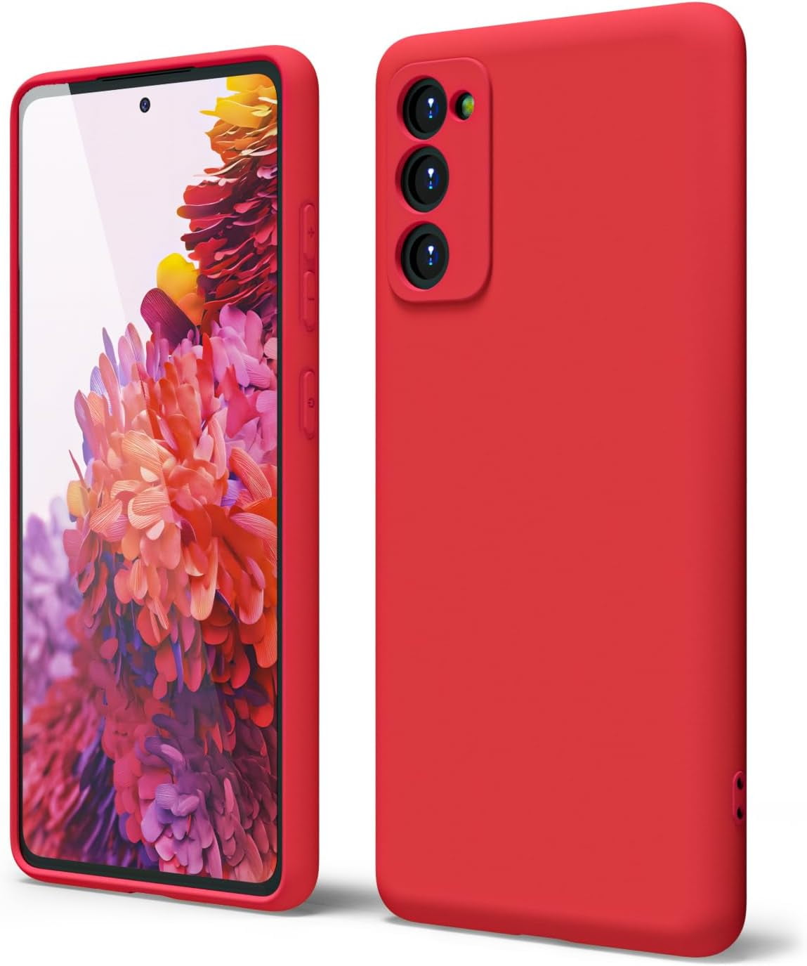 for Samsung Galaxy S20 FE 5G Phone Case Liquid Silicone Grip, Cute Thin Slim Soft Rubber TPU ...