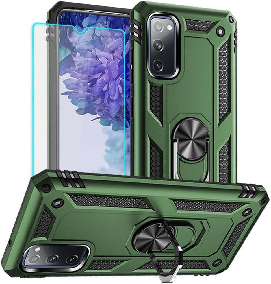 Samsung Galaxy S20 FE Case, Galaxy S20 FE 5G case with HD Screen Protector, Military Grade ...