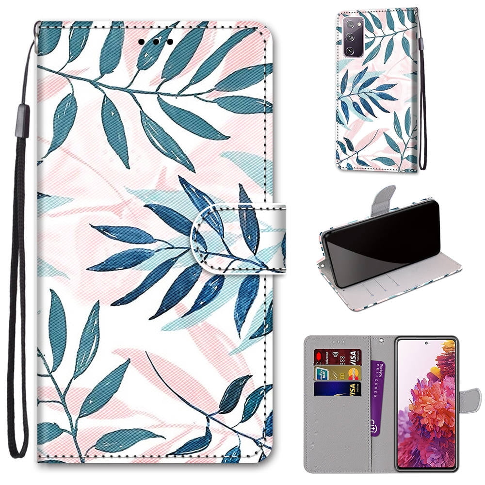 For Samsung Galaxy S20 FE Case, Mantto Magnetic PU Leather Phone Case ...