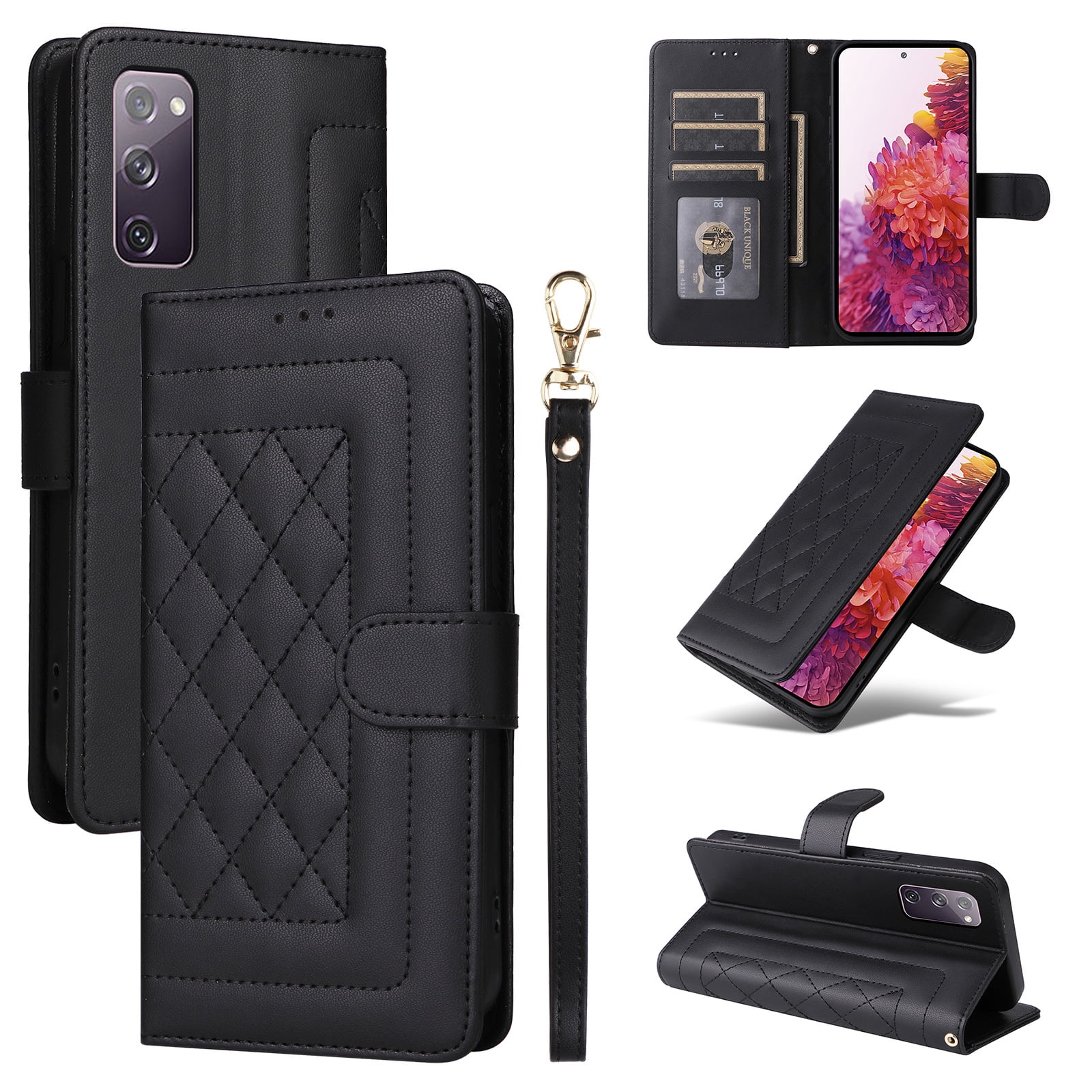 for Samsung Galaxy S20 FE Wallet Flip Case, Classic PU Leather Card ...