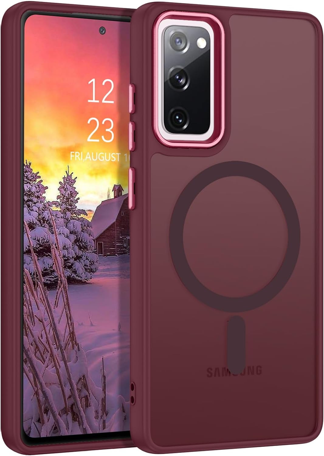 for Samsung Galaxy S20 Fe Case Magnetic[Compatible with Magsafe ...