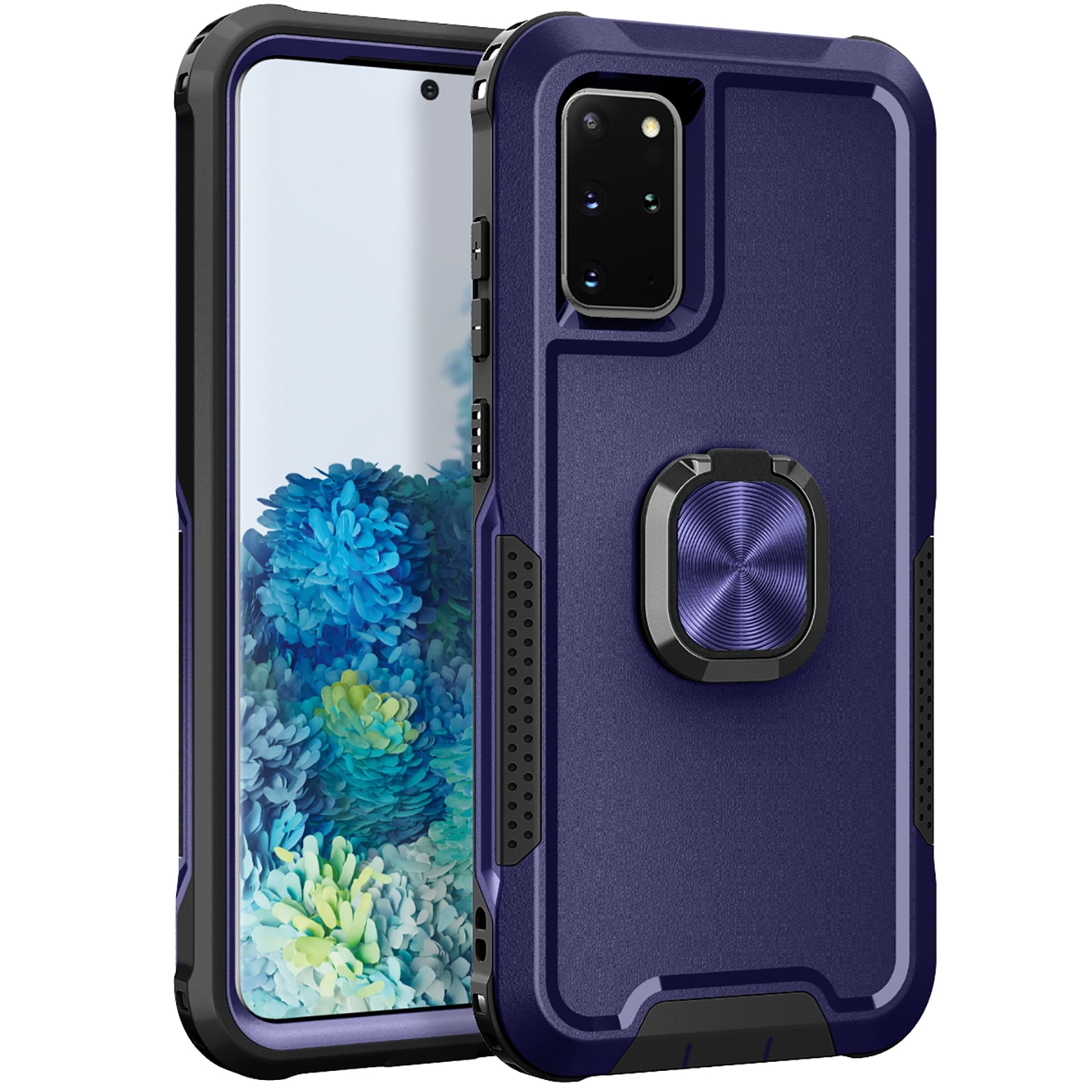for Samsung Galaxy S20 Plus Case, Rugged Shockproof Heavy Duty Soft TPU ...