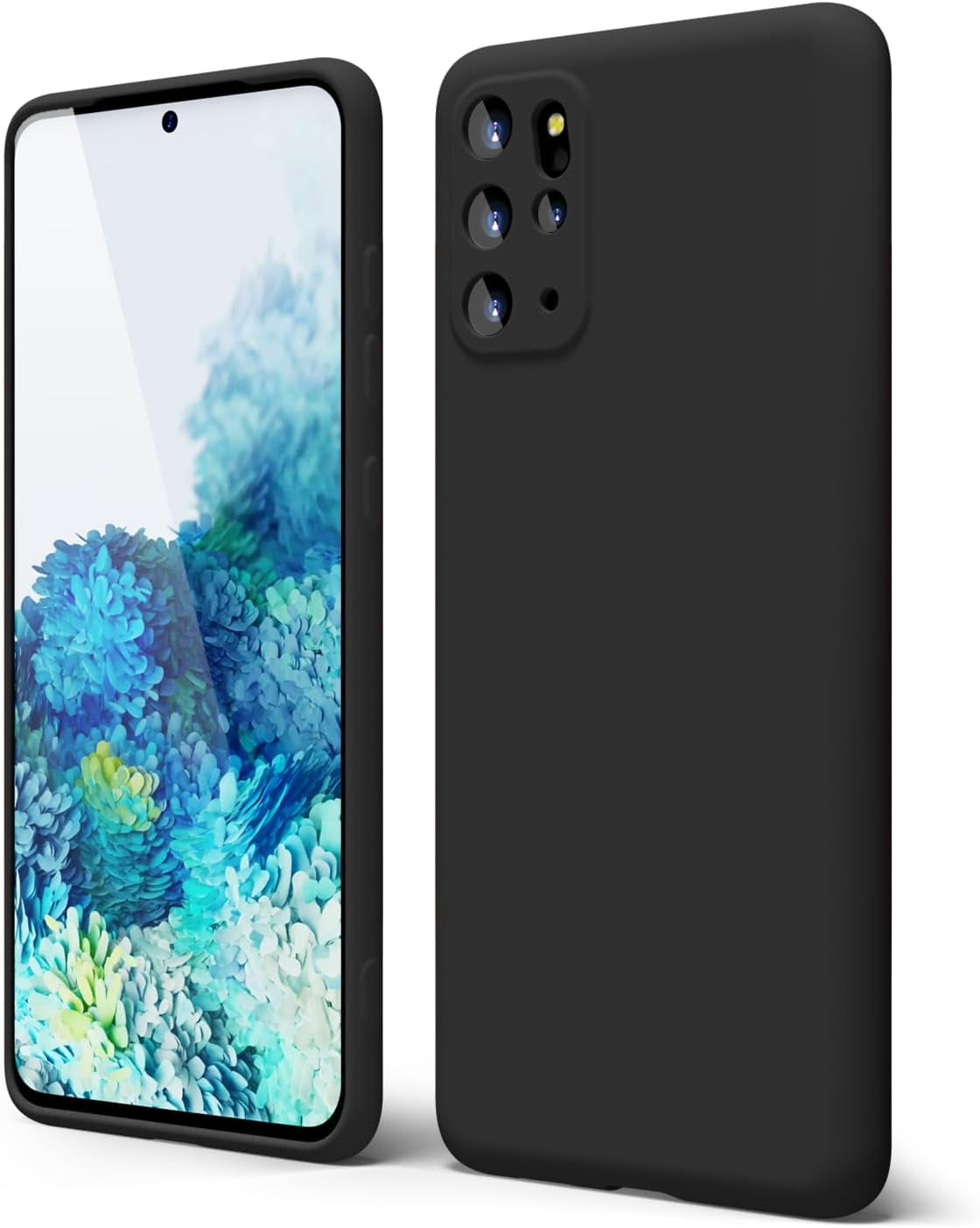 for Samsung Galaxy S20 Plus Phone Case Liquid Silicone Grip, Cute Thin Slim Soft Rubber TPU ...