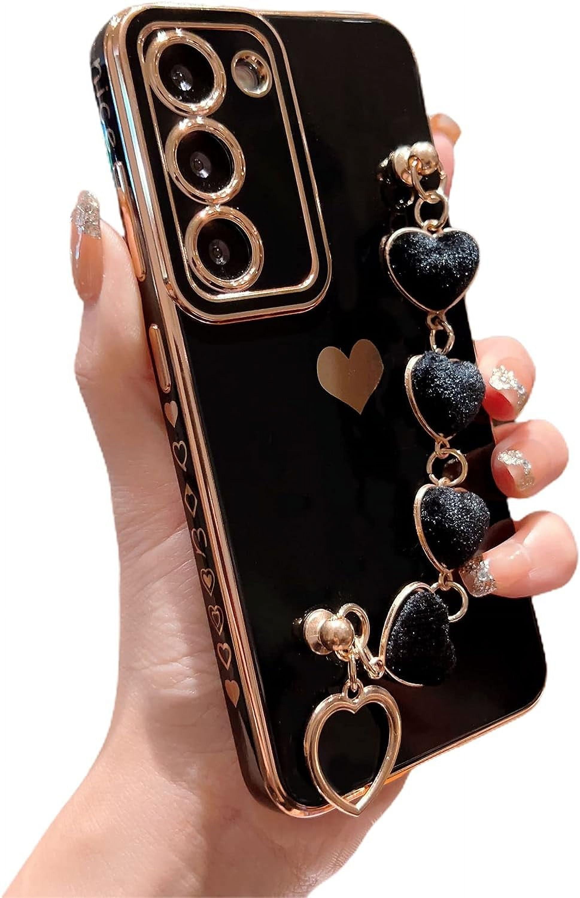 Samsung Galaxy S21 5g Phone Case with Heart Bracelet Chain Strap Luxury ...