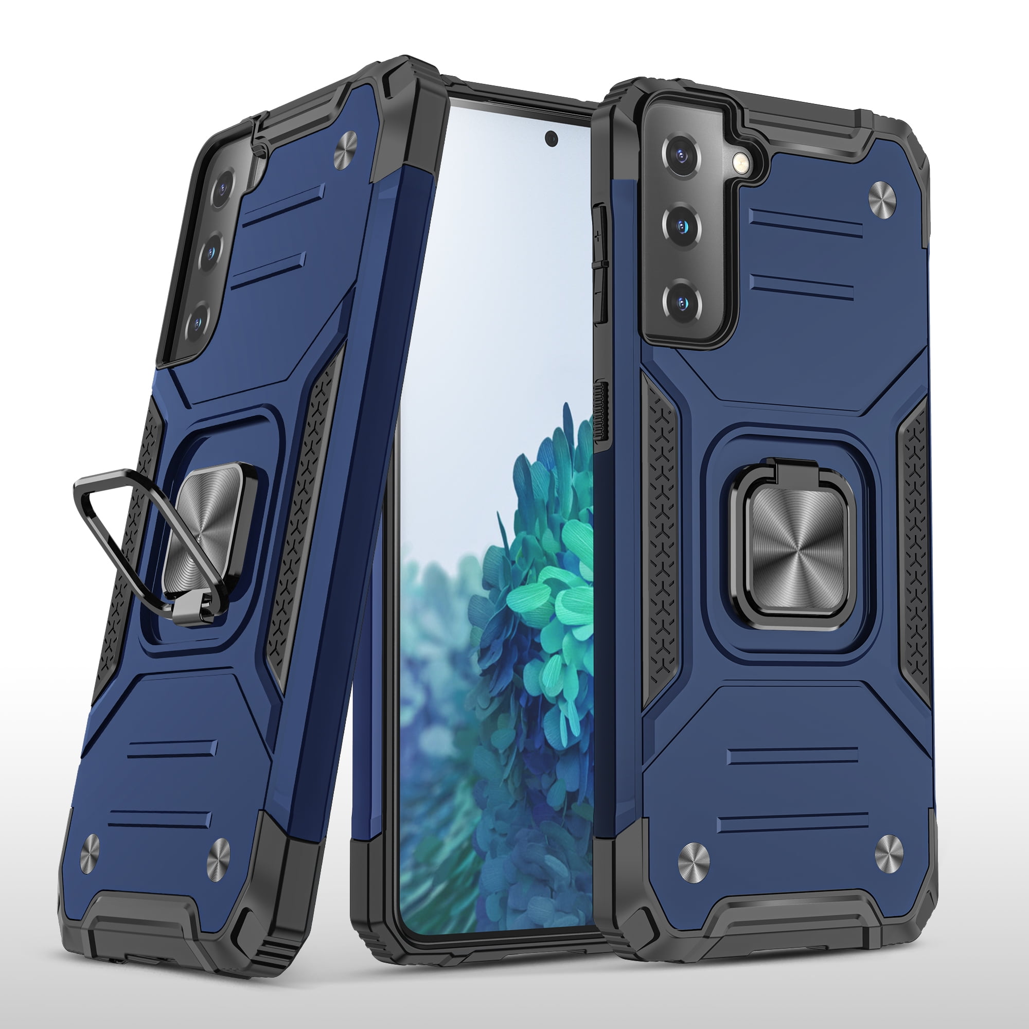 Samsung Galaxy S21 FE 5G Case, Rosebono Hybrid Slim Colorful Armor ...