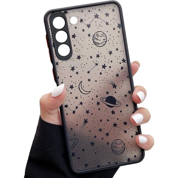 for Samsung Galaxy S21 FE 5G, Cute Planet Sky Star Pattern Phone Case ...