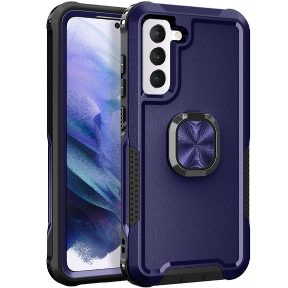 for Samsung Galaxy S21 FE Case, Rugged Shockproof Heavy Duty Soft TPU ...