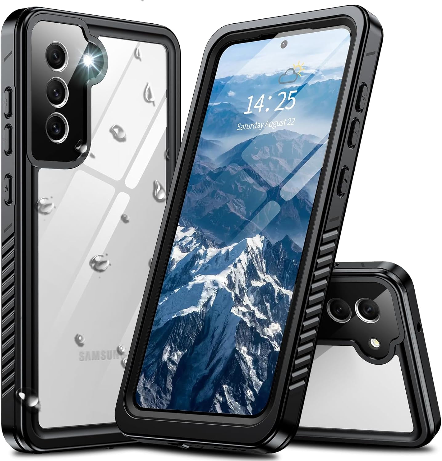 Samsung Galaxy S21 FE Case Waterproof, Galaxy S21 FE 5G Case with Built ...