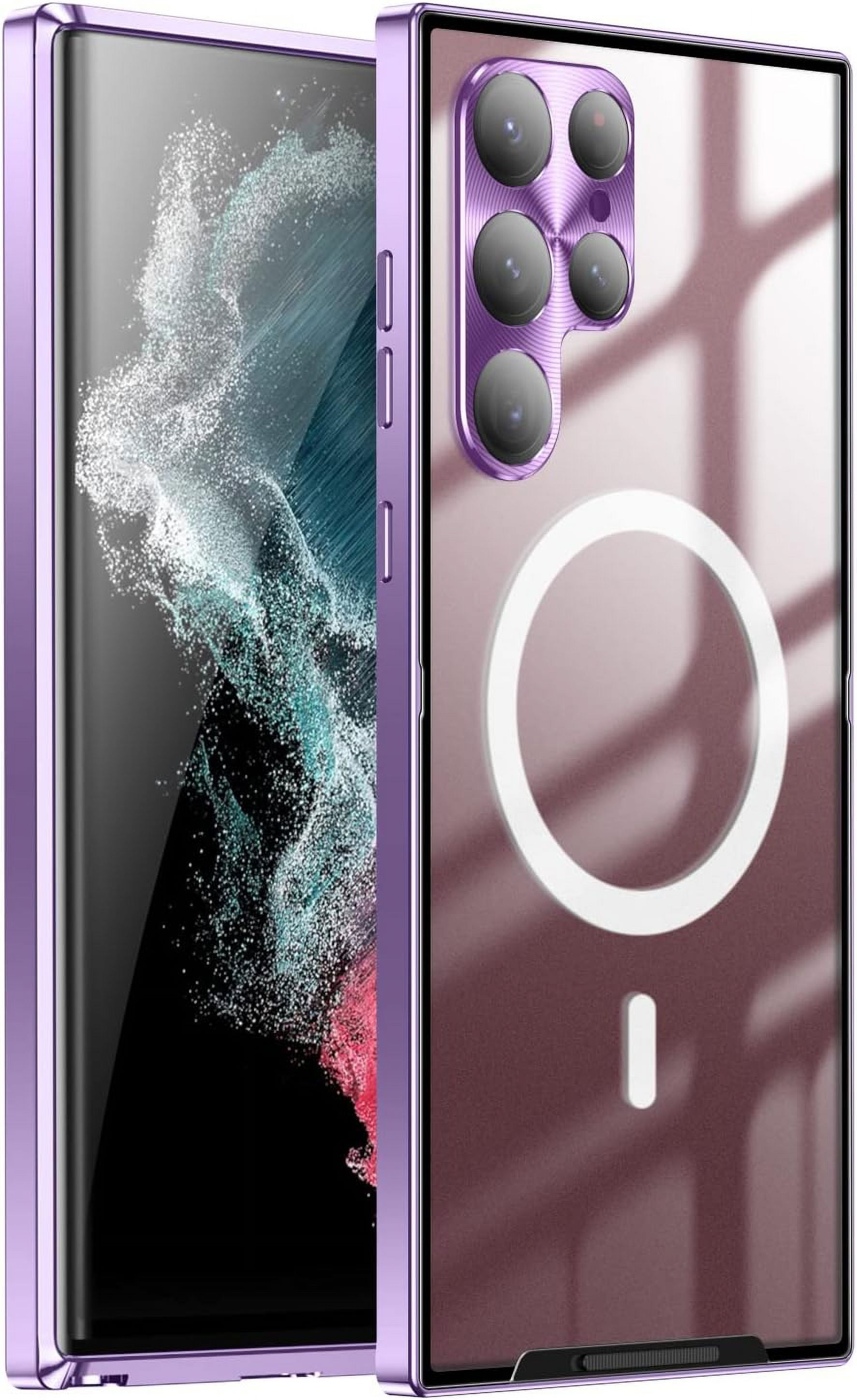 for Samsung Galaxy S21 FE, S21 FE 5G Case Compatible with MagSafe Charger Ultra Slim Matte PC ...