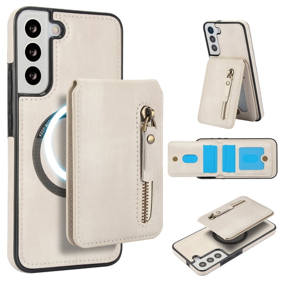 For Samsung Galaxy S21 FE Wallet Case Compatible with Magsafe Magnetic ...