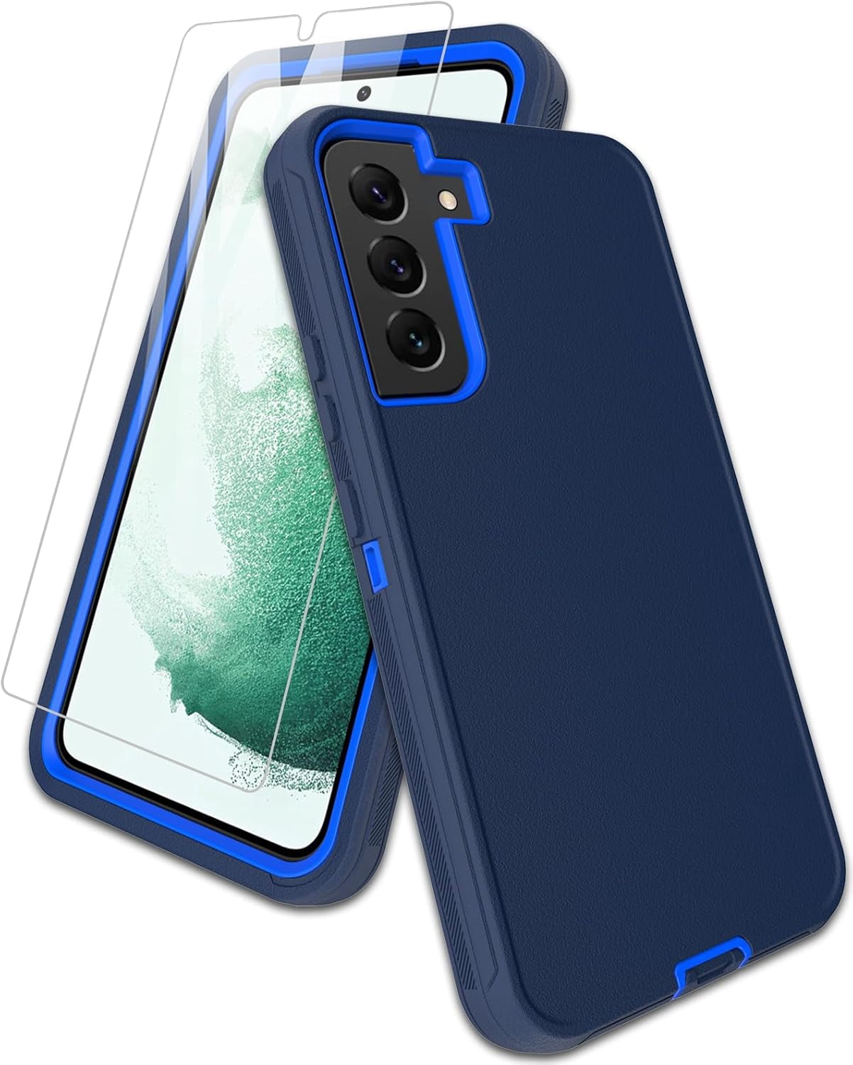 for Samsung Galaxy S21 Plus 5G Phone Case, Dust-Proof Port Cover, Full ...