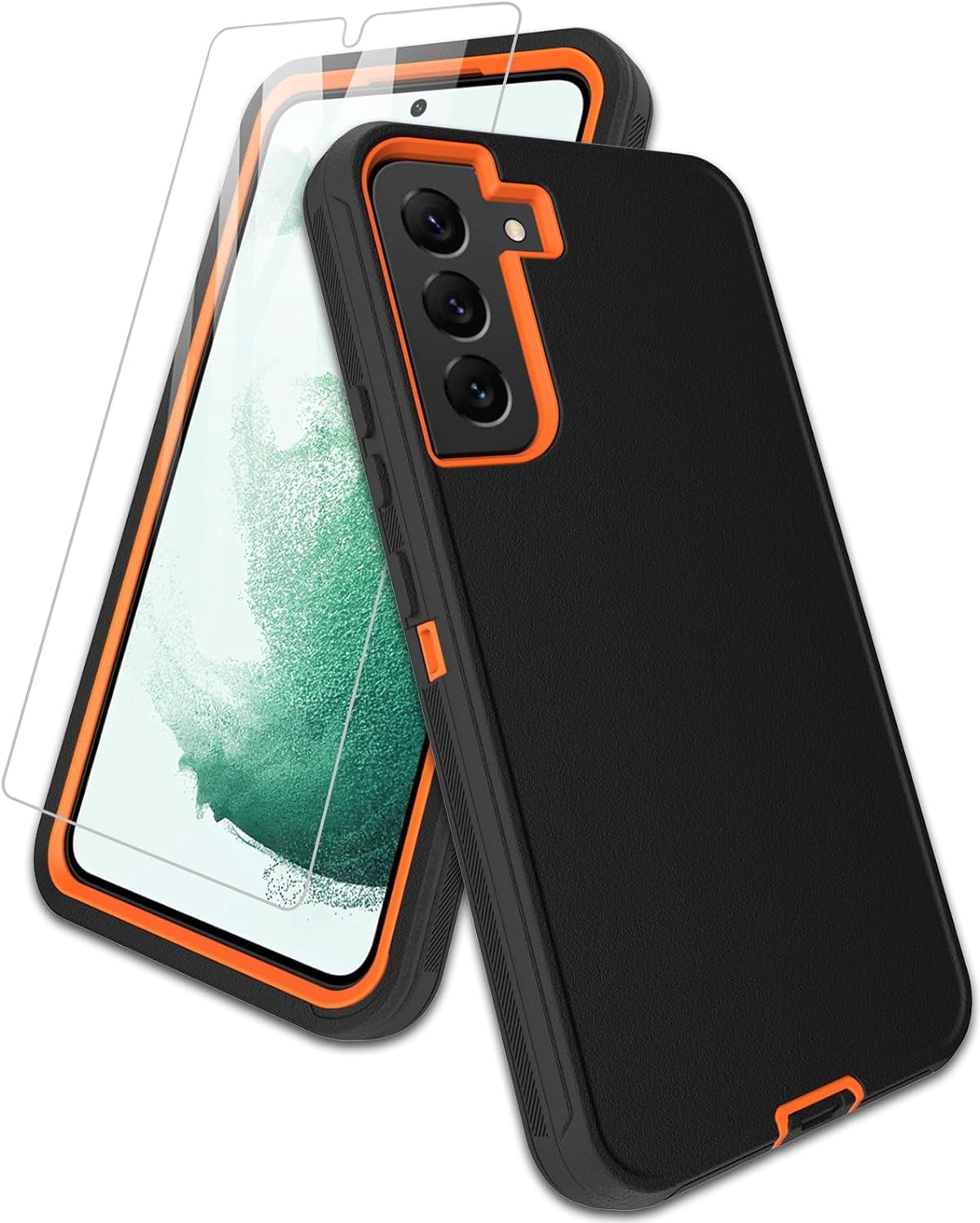 for Samsung Galaxy S21 Plus 5G Phone Case, Dust-Proof Port Cover, Full ...