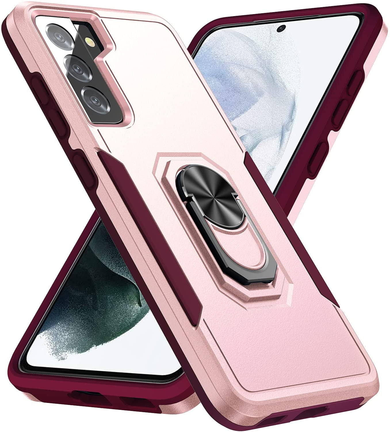 for Samsung Galaxy S21 Plus Case Galaxy S21+ Case with Kickstand ...