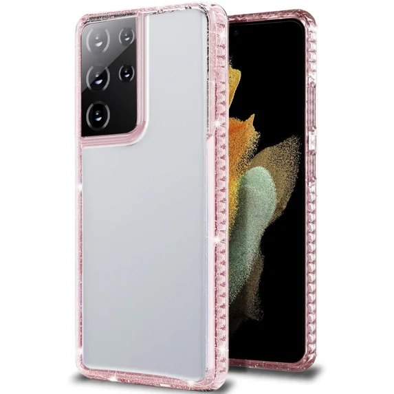 Samsung Galaxy S21 Ultra Case Clear Tpu Bumper Cute Girls Hybrid ...