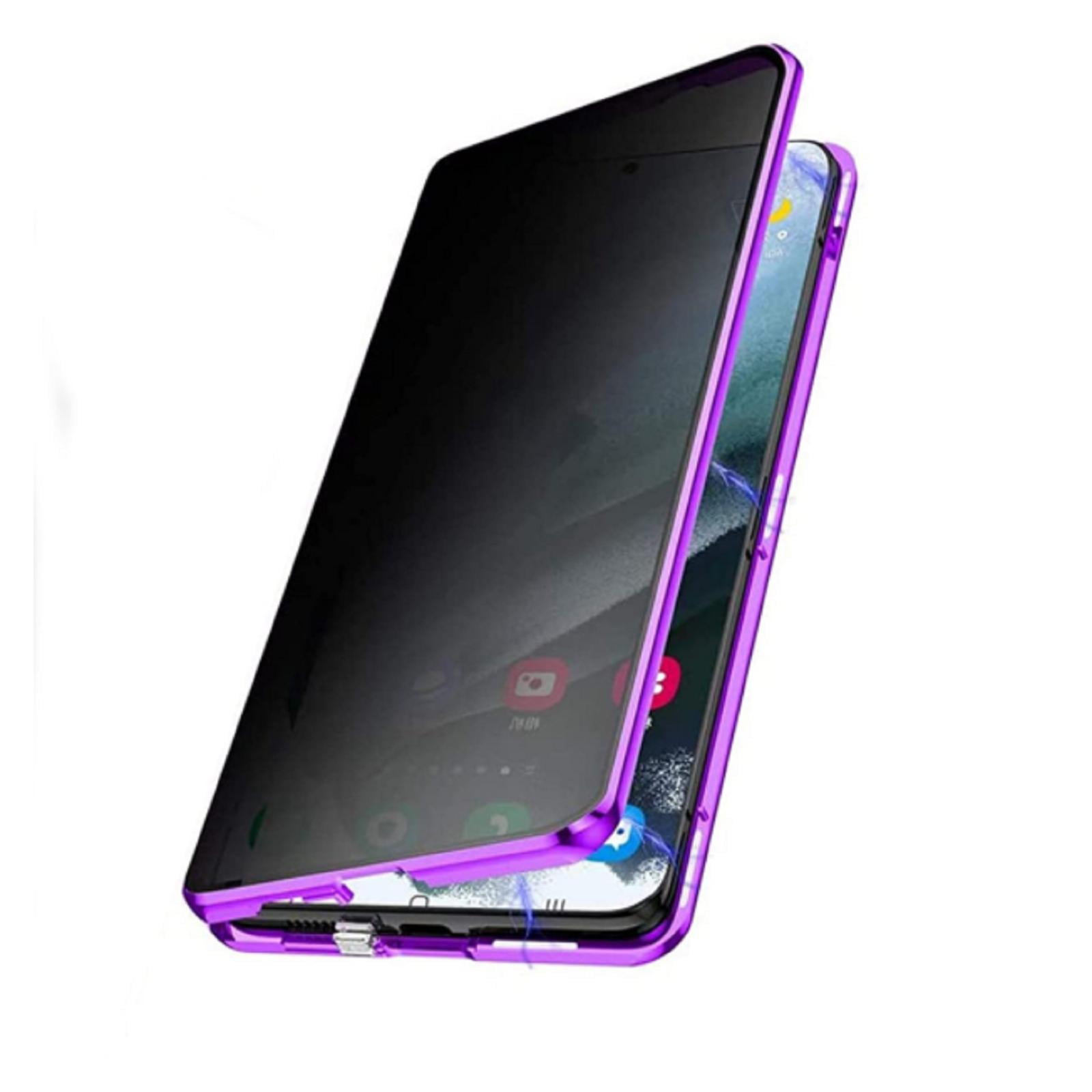 for Samsung Galaxy S21 Ultra Privacy Case, Double Sided Tempered Glass ...