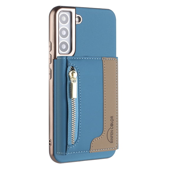 For Samsung Galaxy S21 Wallet Phone Case,Magnetic Detachable Back Flip ...