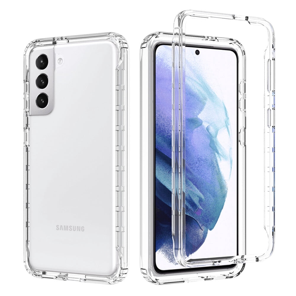 Samsung Galaxy S22 5G Case ,Transparent Hybrid 2 in 1 Shockproof Hard ...