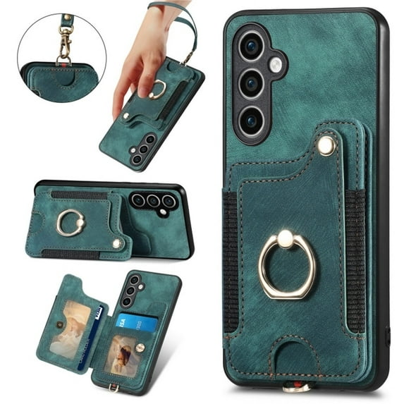 for Samsung Galaxy S22+ 5G Phone Case Wallet with Card Holder,PU ...