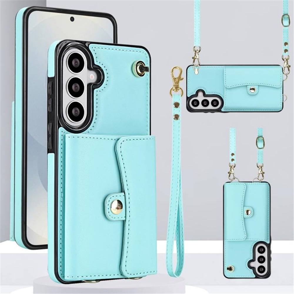 For Samsung Galaxy S22+ 5G RFID Blocking Protective Purse Wallet Case ...