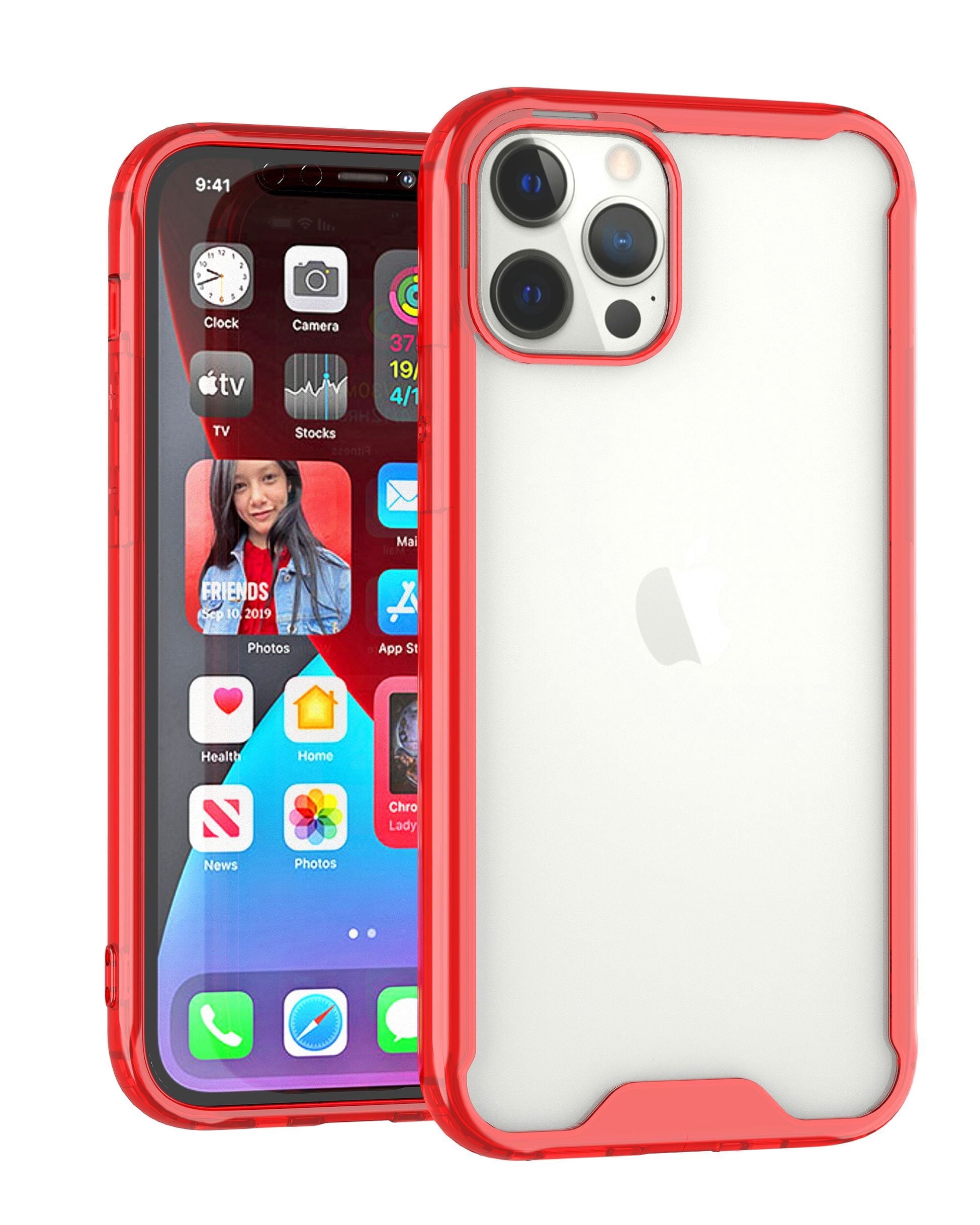 For Samsung Galaxy S22 Plus Colored Shockproof Transparent Hard PC ...