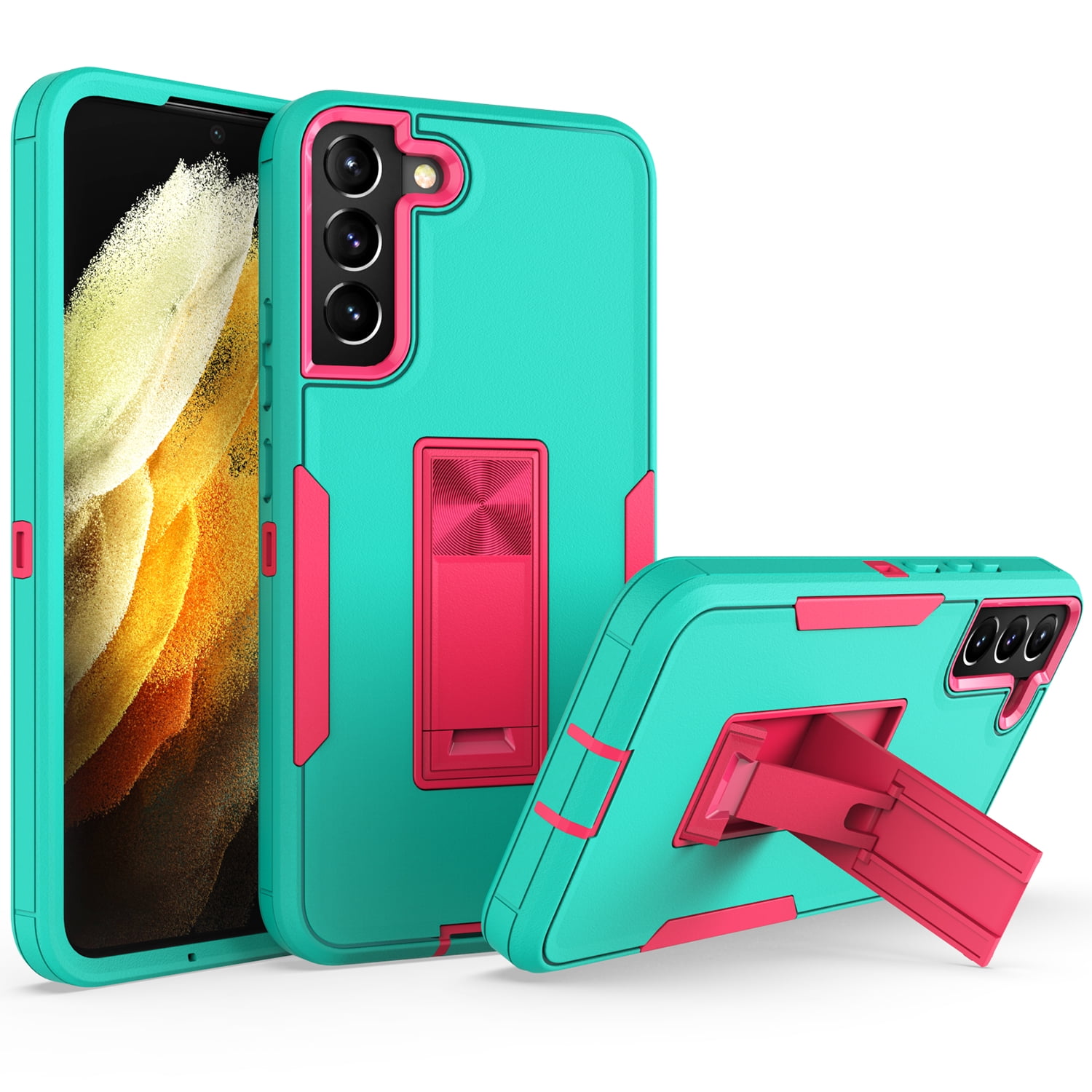 Samsung Galaxy S22 Plus/S22+ Case with Kickstand, Dteck Heavy Duty ...