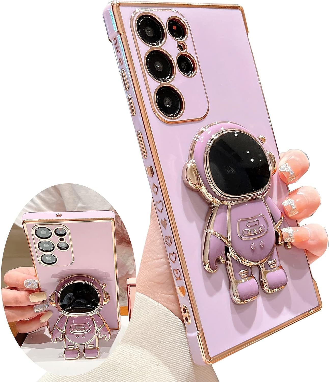 for Samsung Galaxy S22 S21 Ultra Plus FE Case,Hidden Astronaut ...