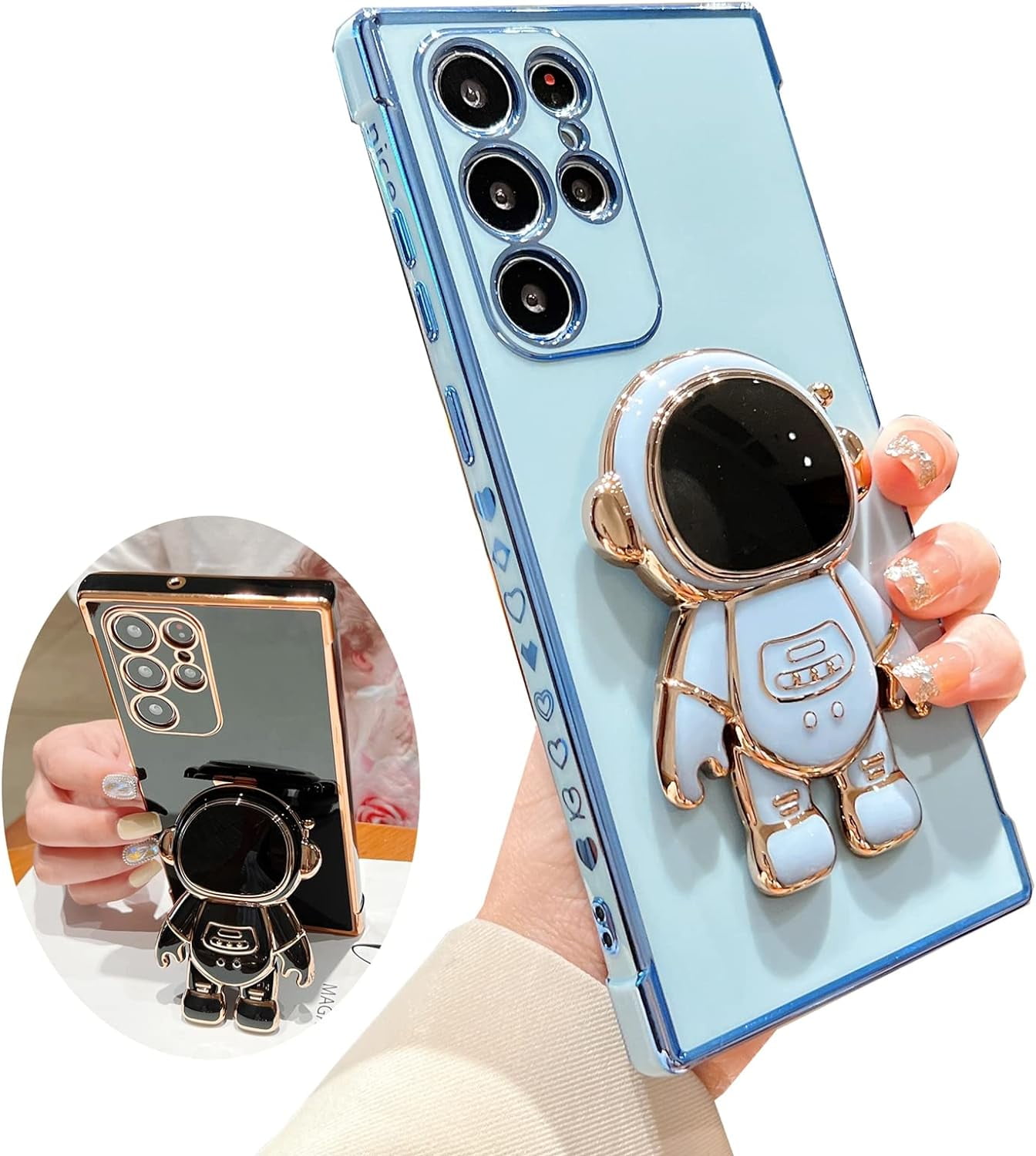 for Samsung Galaxy S22 S21 Ultra Plus FE Case,Hidden Astronaut ...