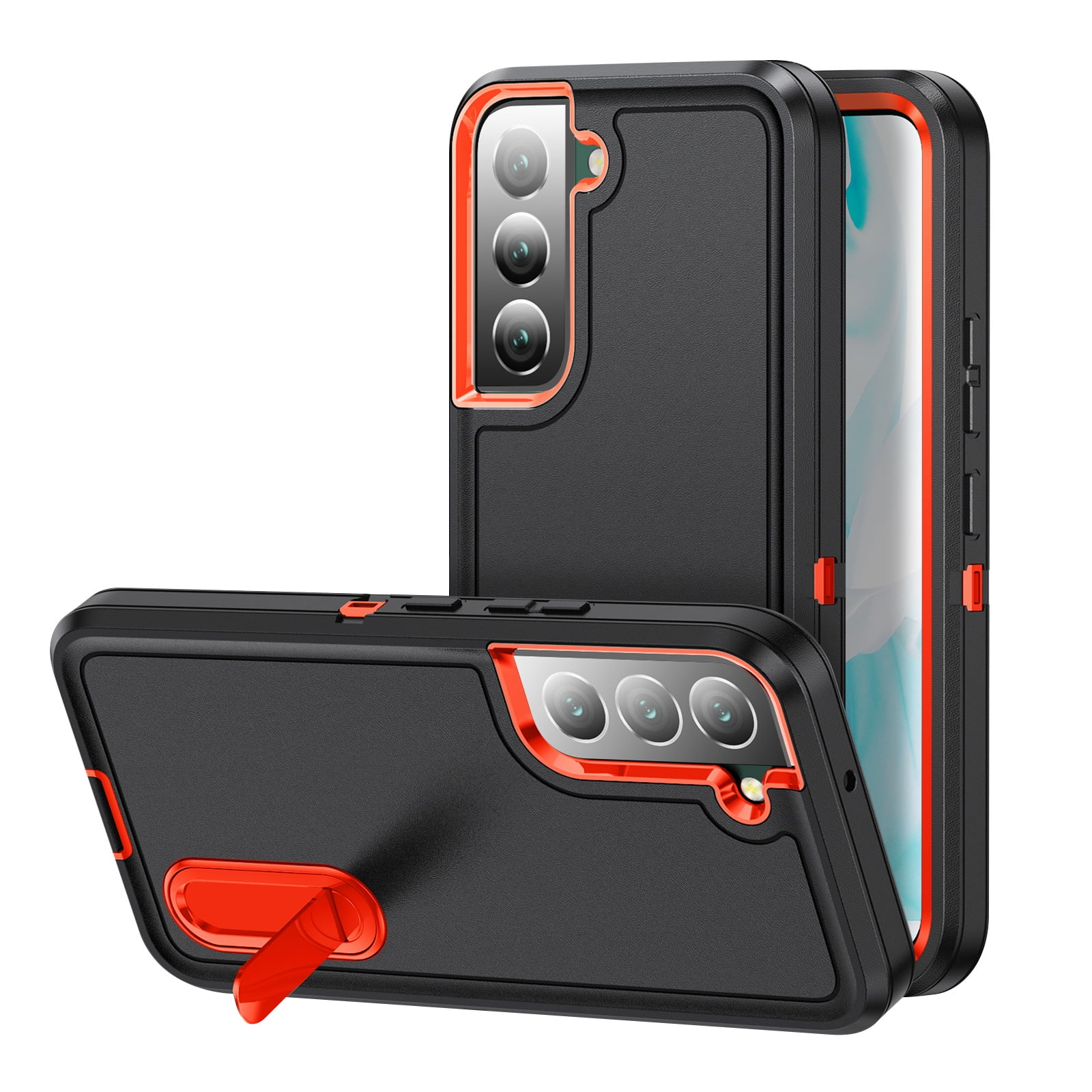 Samsung Galaxy S22+/S22 Plus Shockproof Case with Built-in Metal ...