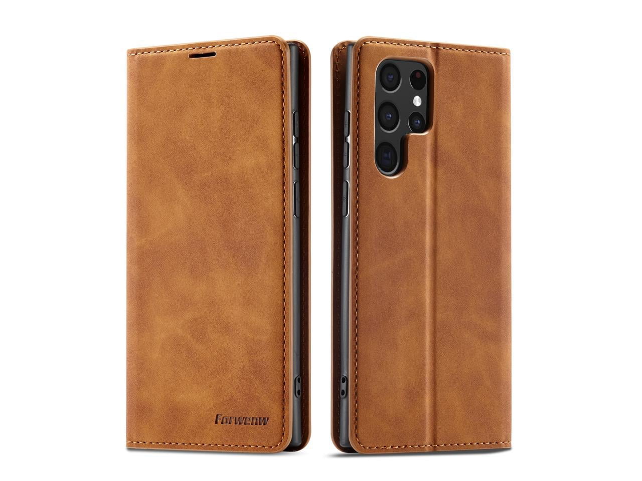 Samsung Galaxy S22 Ultra 5G 6.8 inch 2022 Case, Premium PU Leather ...
