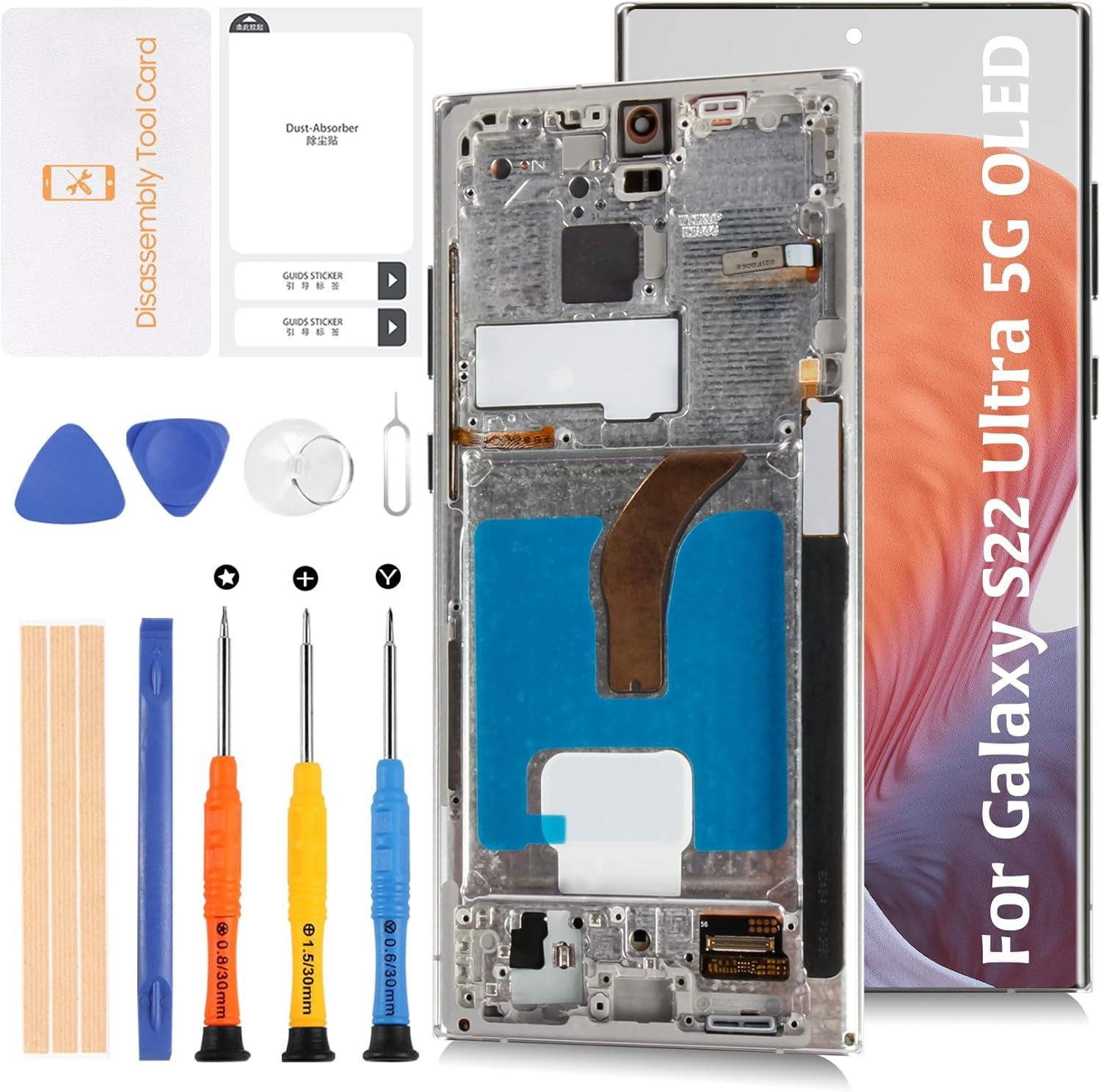 for Samsung Galaxy S22 Ultra 5G (with Fingerprint) OLED 6.78" Not OEM 6 ...