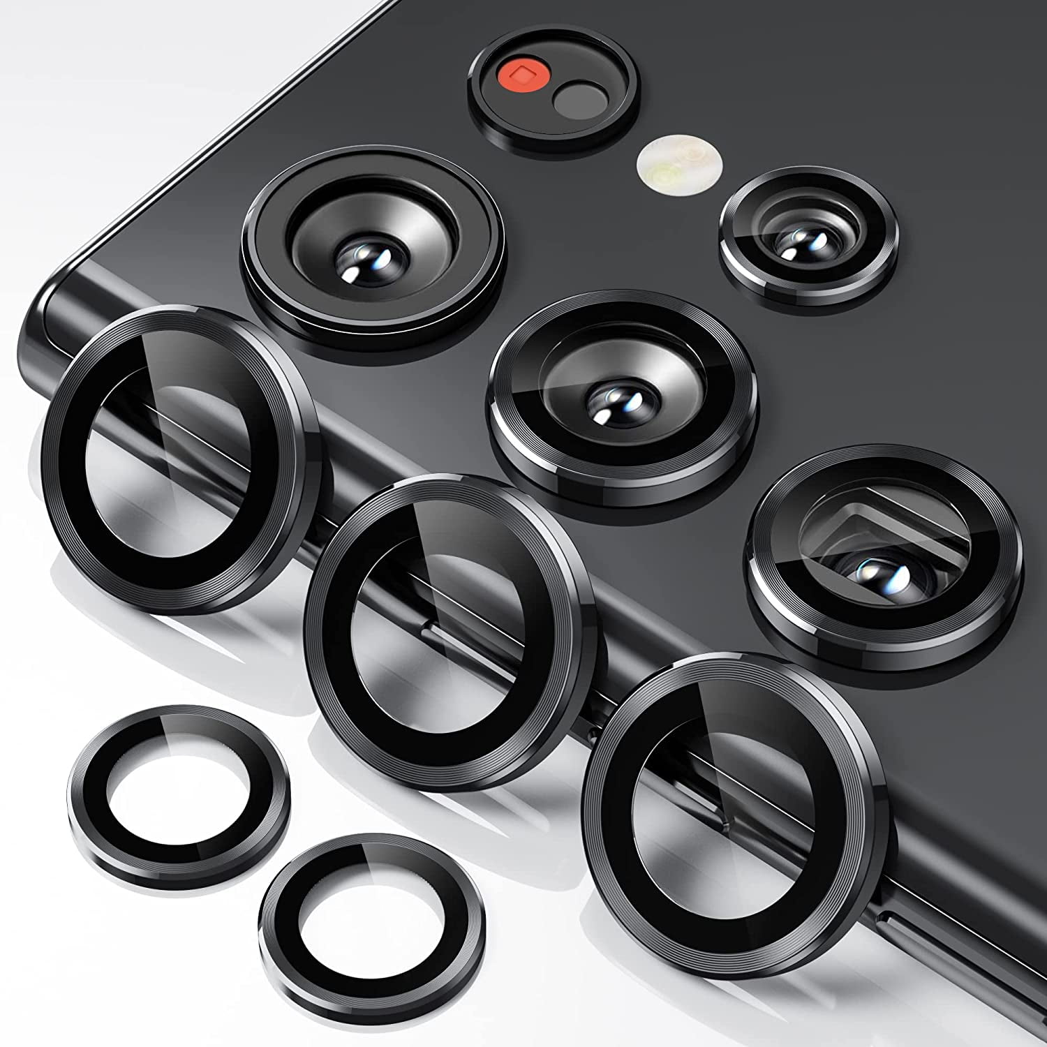 Samsung Galaxy S22 Ultra Camera Lens Protector, 9H Tempered Glass ...