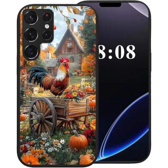 for Samsung Galaxy S22 Ultra Case,Black Soft TPU Silicone Shockproof ...