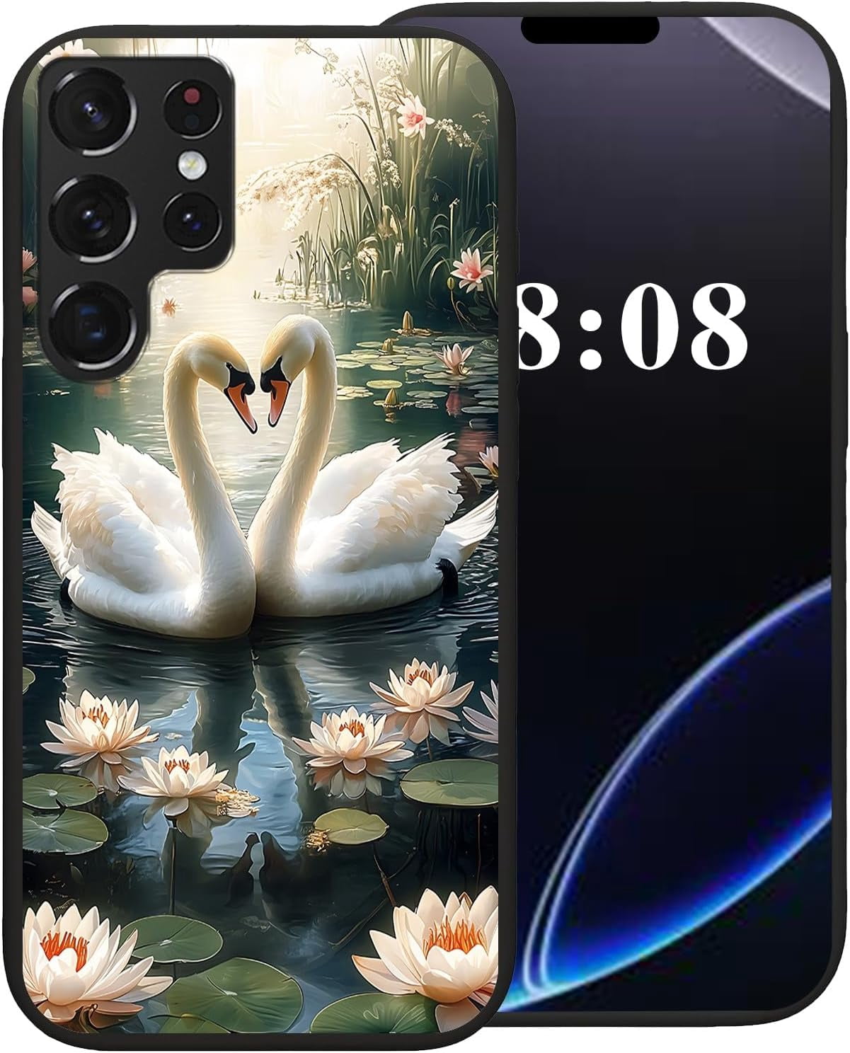 for Samsung Galaxy S22 Ultra Case,Black Soft TPU Silicone Shockproof ...