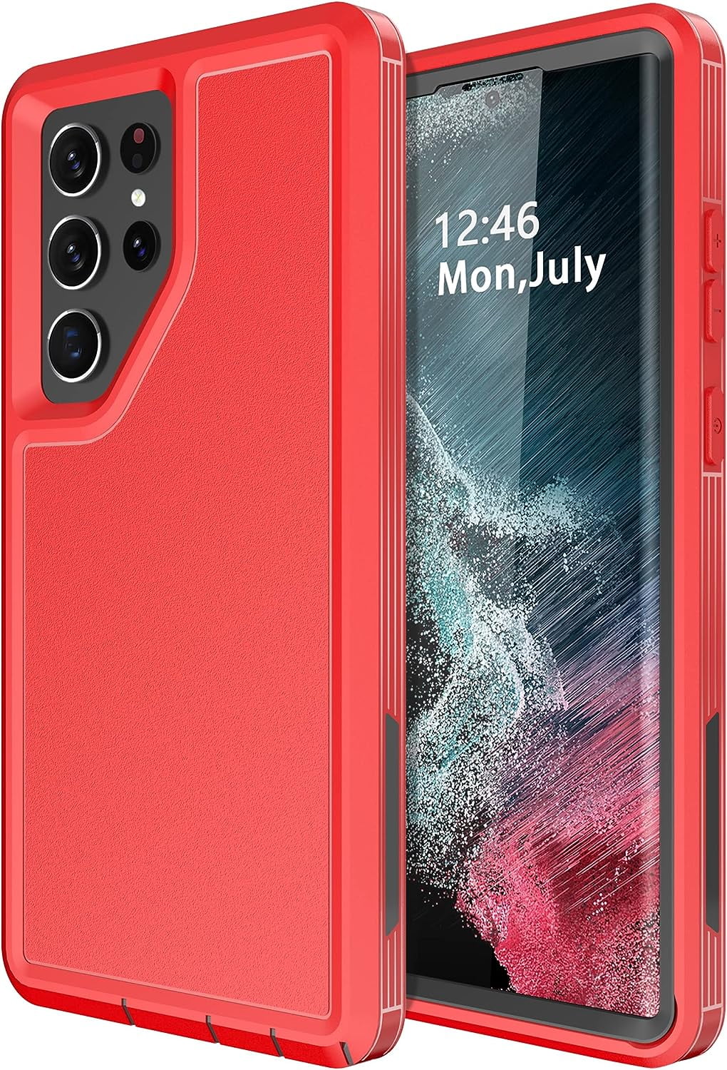 for Samsung Galaxy S22 Ultra Case,[Built in Screen Protector ...